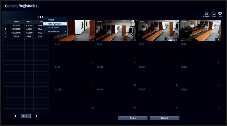 Register 3rd-party cameras to an XDI – IDIS Americas