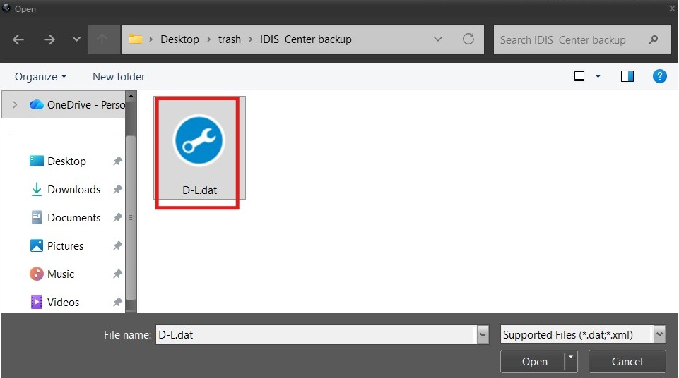 IDIS Center | How to Import Devices from a Device Information File ...